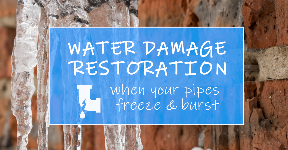 Water Damage Restoration When Your Pipes Freeze and Burst | COIT